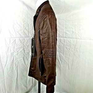 American Breed | Jackets & Coats | American Breed Pleather Mens Bomber ...